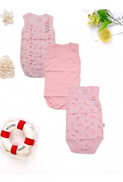 Babybonta 3 Lü Kız Bebek Zıbın Seti