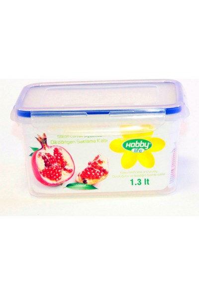 EminHome 2 Adet Hobby Life Sızdırmaz Saklama Kabı 1.3 Lt EminHome 2 Adet Hobby Life Sızdırmaz Saklama Kabı 1.3 Lt