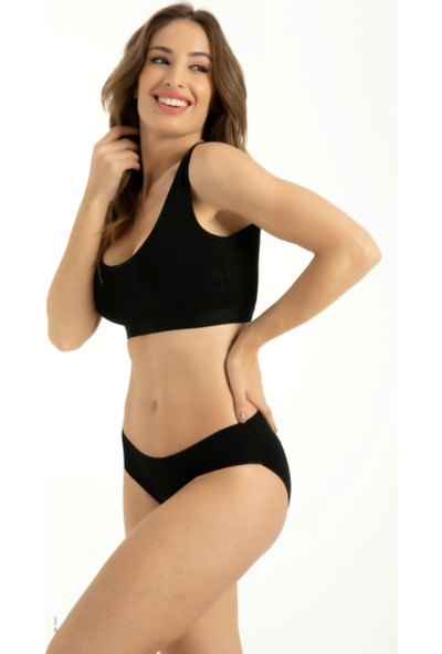 Kadın 5 Li Paket Bambu Düşük Bel Slip Külot (2siyah-2beyaz-1ten) Kadın 5 Li Paket Bambu Düşük Bel Slip Külot (2siyah-2beyaz-1ten)