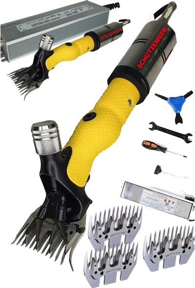 Schutzenger 1600w Güçlendirilmiş Adaptörlü Yeni Nesil Koyun Kırkma Makinesi Adaptörlü Schutzenger 1600w Güçlendirilmiş Adaptörlü Yeni Nesil Koyun Kırkma Makinesi Adaptörlü