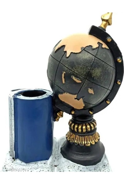 Keyfim Shop Dünya Şeklinde Biblo Kalemlik