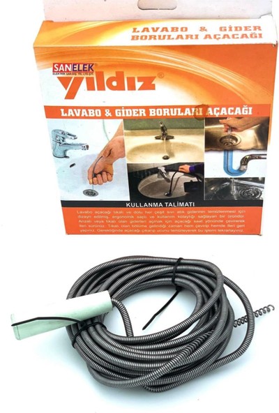 Erdmsp Lavabo ve Gider Boru Açacağı Lavabo Tıkanıklık Açma Sustası 5 Metre Erdmsp Lavabo ve Gider Boru Açacağı Lavabo Tıkanıklık Açma Sustası 5 Metre