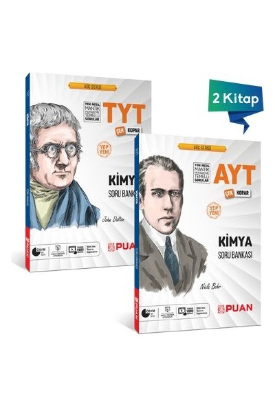 Puan Yayınları TYT 2023 Kimya AYT Kimya Soru Bankası Kazandıran Set Puan Yayınları TYT 2023 Kimya AYT Kimya Soru Bankası Kazandıran Set