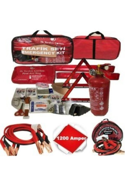 Özel Oto Aksesuar Çantalı Takviye Kablolu Trafik Seti Özel Oto Aksesuar Çantalı Takviye Kablolu Trafik Seti