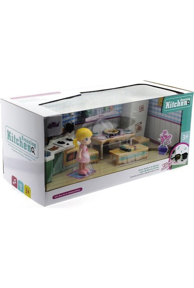 Oyuncakmatik Sesli ve Işıklı Mayanın Mini Mutfak Oyun Seti Oyuncakmatik Sesli ve Işıklı Mayanın Mini Mutfak Oyun Seti