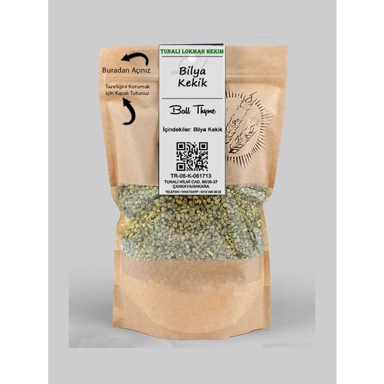 Tunalı Lokman Hekim Bilye Kekik - (Bitki Çayı - Baharat - Fiyatı