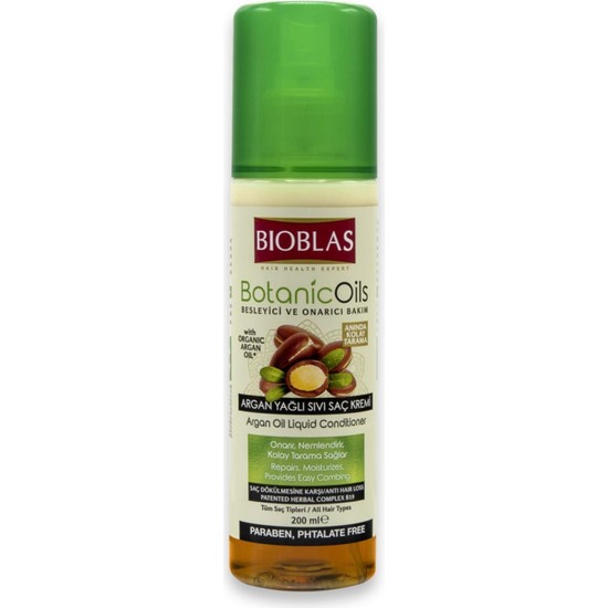 Bioblas Botanic Oils Argan Yağlı Sıvı Saç Kremi 200 ml Fiyatı