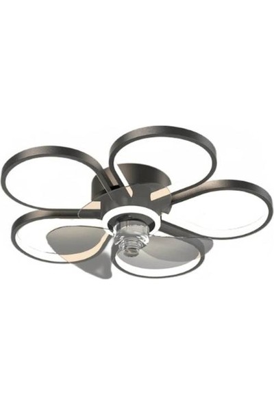 Halka Şekli Oturma Odası Avize, Basit ve Modern Fan Lambası, 220V Frekans Dönüşüm Halka Şekli Oturma Odası Avize, Basit ve Modern Fan Lambası, 220V Frekans Dönüşüm