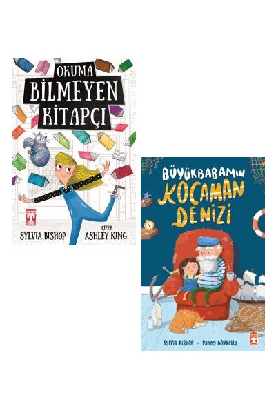 Sylvia Bishop 2 Kitap Set / Okuma Bilmeyen Kitapçı - Büyükbabamın Kocaman Denizi Sylvia Bishop 2 Kitap Set / Okuma Bilmeyen Kitapçı - Büyükbabamın Kocaman Denizi