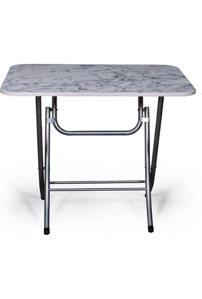 Eminhome Katlanır Masa Mermer Desen 50X60 cm Eminhome Katlanır Masa Mermer Desen 50X60 cm