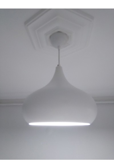 Momentum Design Dekoratif Modern Tekli Sıvama Beyaz Sarkıt Avize Momentum Design Dekoratif Modern Tekli Sıvama Beyaz Sarkıt Avize