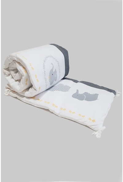 Helenito Beşik Kenar Koruyucu 40X180 cm Fil Desen