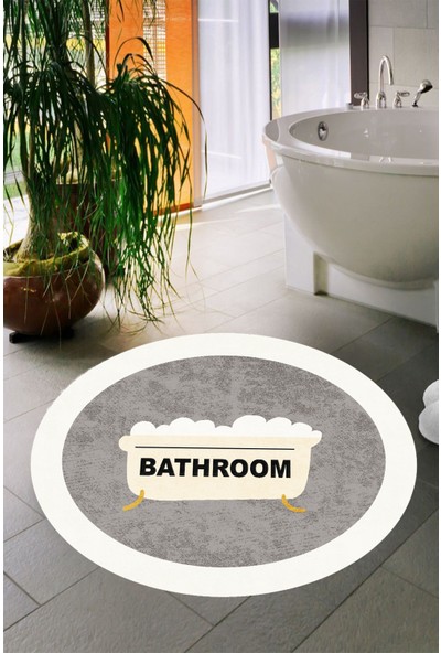 Decomia Home Dijital Baskı Kaymaz Taban Yıkanabilir Bathroom Banyo Paspası Yuvarlak DC-8027 DC-8027 Decomia Home Dijital Baskı Kaymaz Taban Yıkanabilir Bathroom Banyo Paspası Yuvarlak DC-8027 DC-8027