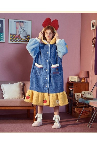 Muzi Büyük Beden Sevimli Kadın Ev Giyim Pijama Takımı (Yurt Dışından) Muzi Büyük Beden Sevimli Kadın Ev Giyim Pijama Takımı (Yurt Dışından)