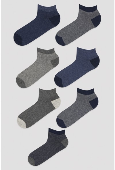 Penti Çok Renkli E. Colourless 7li Patik Çorap