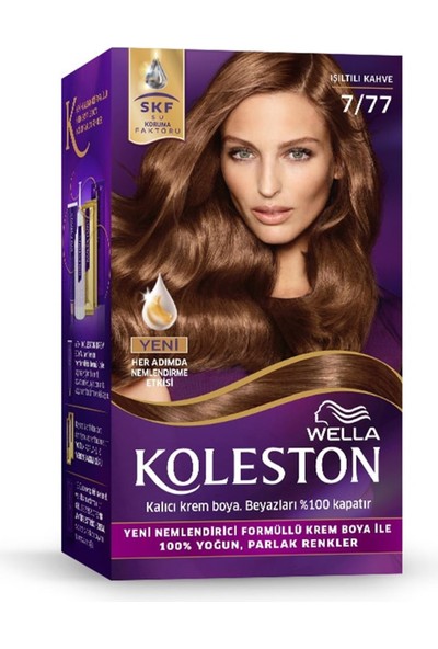 Wella Koleston Kit Saç Boyası 7/77 Işıltılı Kahve Wella Koleston Kit Saç Boyası 7/77 Işıltılı Kahve