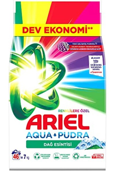 EKS Ticaret Ariel Okyanus Renkliler Için Çamaşır Deterjanı 7 kg EKS Ticaret Ariel Okyanus Renkliler Için Çamaşır Deterjanı 7 kg