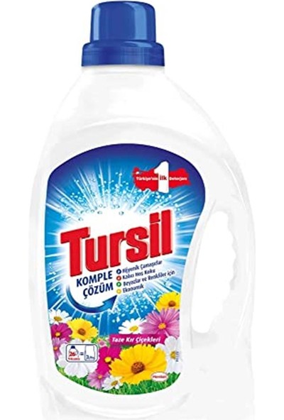 EKS Ticaret Tursil Sıvı Çamaşır Deterjanı 26 Yıkama Kır Çiçekleri EKS Ticaret Tursil Sıvı Çamaşır Deterjanı 26 Yıkama Kır Çiçekleri