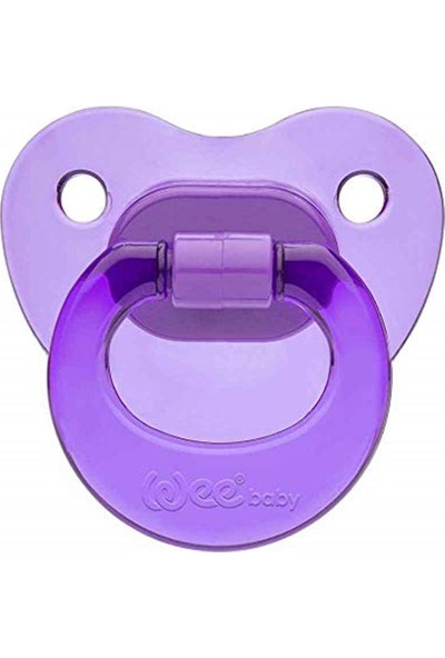 Wee Baby Akide Damaklı Emzik No:2 - Mor Wee Baby Akide Damaklı Emzik No:2 - Mor