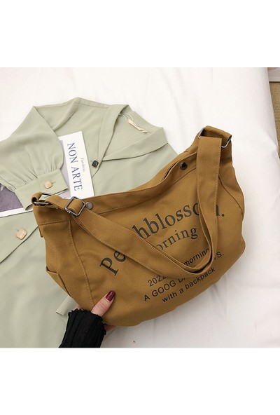 Tenghuishiye Kanvas Kadın Batı Tarzı Büyük Kapasiteli Tek Omuz Askılı Çanta (Yurt Dışından) Tenghuishiye Kanvas Kadın Batı Tarzı Büyük Kapasiteli Tek Omuz Askılı Çanta (Yurt Dışından)