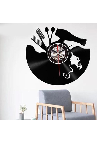 Kuaför Vinil Kayıt Saati Aydınlık Duvar Asılı Izle Güzellik Salonu Sanat Dekorasyon Için Kuaför Vinil Kayıt Saati Aydınlık Duvar Asılı Izle Güzellik Salonu Sanat Dekorasyon Için