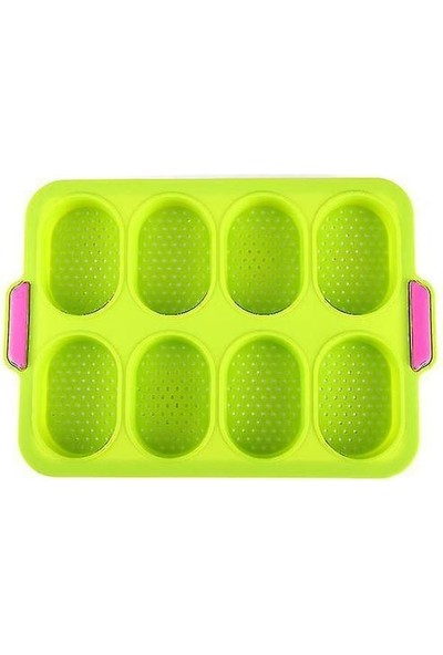 Ekmek Tavalar Kalıplar 8-Deliği Yapışmaz Silikon Ekmek Pişirme Pan Dıy Mini Mutfak Kalıp Oval Pasta Aracı Fransız Ekmek Ekmek Tavalar Kalıplar 8-Deliği Yapışmaz Silikon Ekmek Pişirme Pan Dıy Mini Mutfak Kalıp Oval Pasta Aracı Fransız Ekmek
