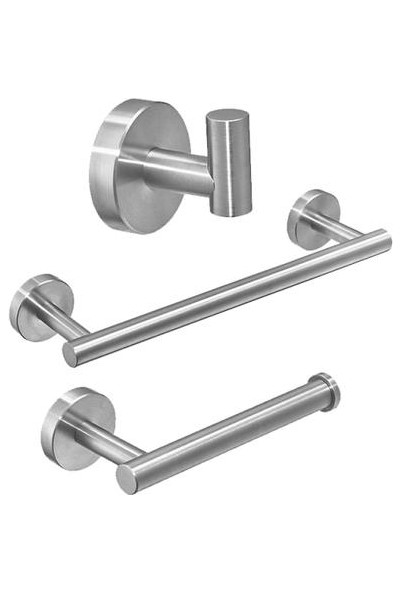 3-Piece Setgold Siyah Banyo Donanım Seti Siyah Robe Kanca Tek Havlu Bar Robe Kanca Kağıt Tutucu Banyo Aksesuarları | Banyo Donanım Setleri (Gümüş) 3-Piece Setgold Siyah Banyo Donanım Seti Siyah Robe Kanca Tek Havlu Bar Robe Kanca Kağıt Tutucu Banyo Aksesuarları | Banyo Donanım Setleri (Gümüş)