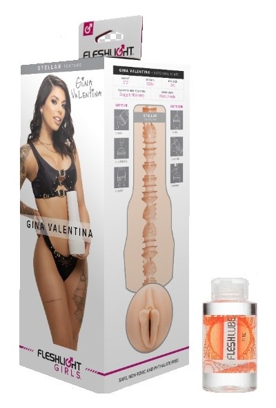 Fleshlight Girls Gina Valentina Stellar Vajina Mastürbatör+Fleshlube 100 ml Fire Jel Fleshlight Girls Gina Valentina Stellar Vajina Mastürbatör+Fleshlube 100 ml Fire Jel