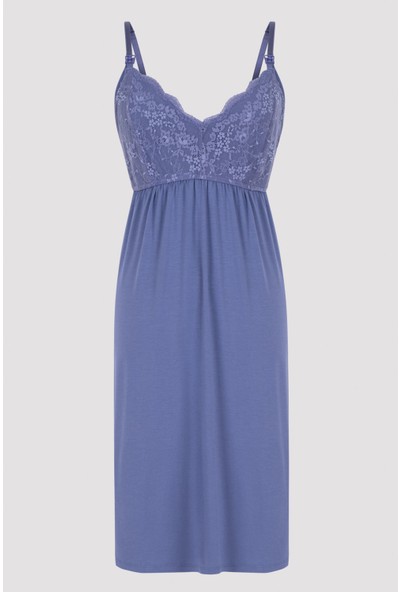 Penti Mama Dark Blue Lacy Elbise Penti Mama Dark Blue Lacy Elbise