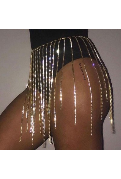 Güllü Shakira Kemeri Bel Zinciri Vücut Aksesuarı