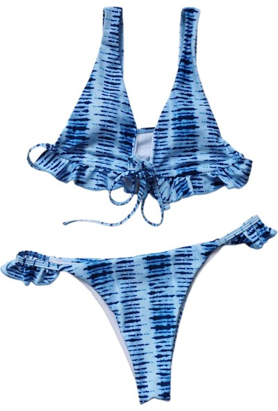 Kadın Fırfır Bikini Set Mayo Mayo Mayo Push Up Sutyen Set 2xl Kadın Fırfır Bikini Set Mayo Mayo Mayo Push Up Sutyen Set 2xl