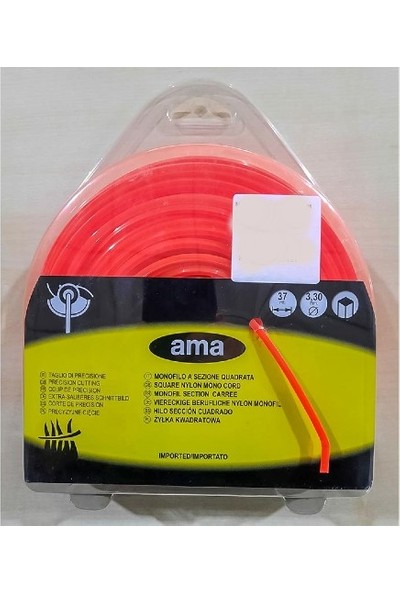 Tırpan Misinası Dörtgen 3,30 mm x 37 mt