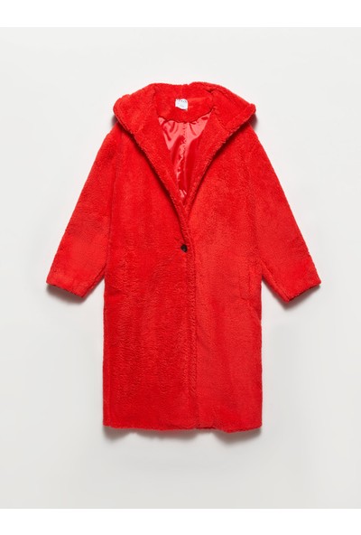 Dilvin 6873 Peluş Kaban-Kırmızı Dilvin 6873 Peluş Kaban-Kırmızı