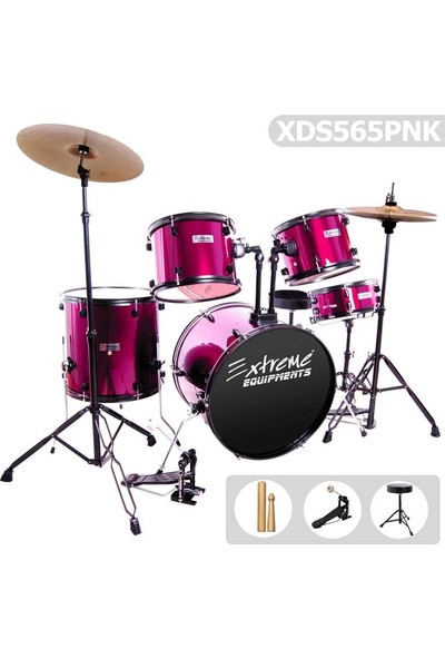 Bateri Davul Seti Pembe XDS565PNK Bateri Davul Seti Pembe XDS565PNK