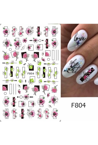 Mjixxoo Nail Art Tırnak Çıkartma Sticker (Yurt Dışından) Mjixxoo Nail Art Tırnak Çıkartma Sticker (Yurt Dışından)