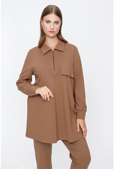 Aker 2707112 Fermuarlı Spor Bluz