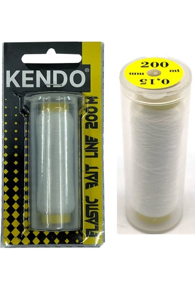 Kendo Yem Ipi 200 mt 0,15 mm ( Kapsüllü Ambalaj) Kendo Yem Ipi 200 mt 0,15 mm ( Kapsüllü Ambalaj)
