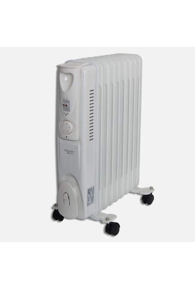 Voltomat 2000W 9 Dilim Yağlı Radyatör Beyaz Voltomat 2000W 9 Dilim Yağlı Radyatör Beyaz