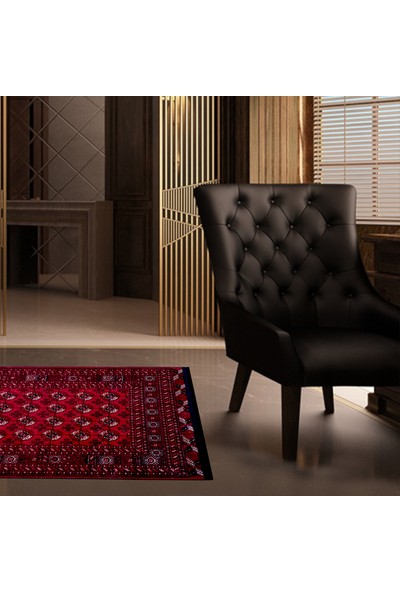 Ave Home Afgan Desen Dijital Baskılı Kırmızı Halı Ave Home Afgan Desen Dijital Baskılı Kırmızı Halı