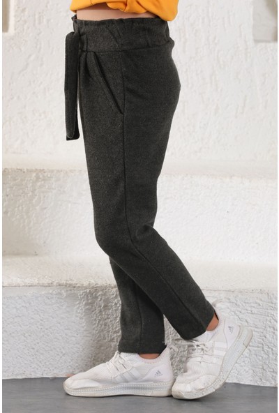 Zepkids Kız Çocuk Kuşaklı Pantolon Zepkids Kız Çocuk Kuşaklı Pantolon