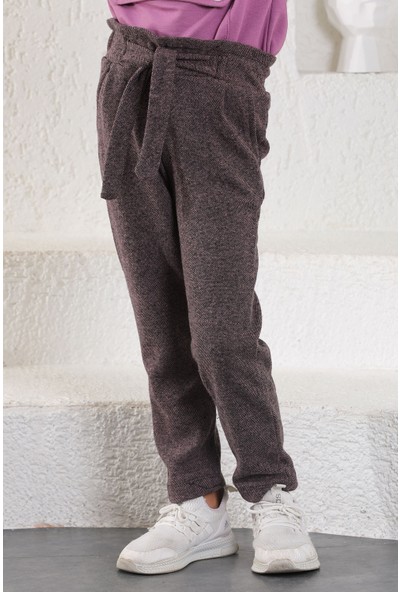 Zepkids Kız Çocuk Kuşaklı Pantolon Zepkids Kız Çocuk Kuşaklı Pantolon