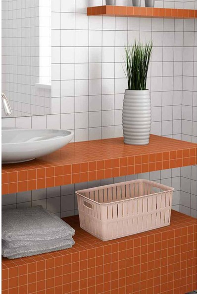 Botanica Ahşap Görünümlü Maxi Organizer Sepet 10 Lt - Latte