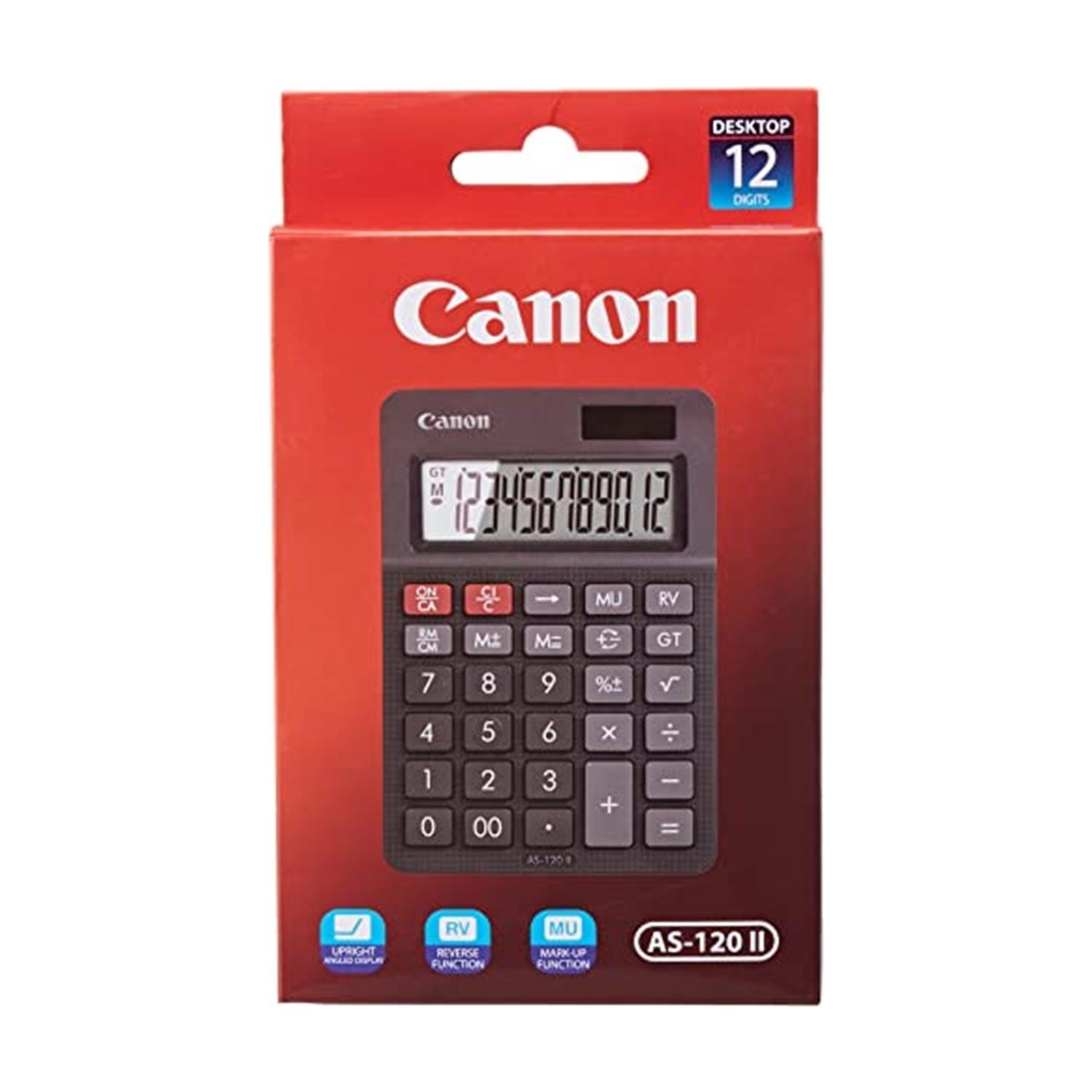 Canon AS-120 Ll 12 Hane Masa Üstü Hesap Makinesi Siyah Fiyatı