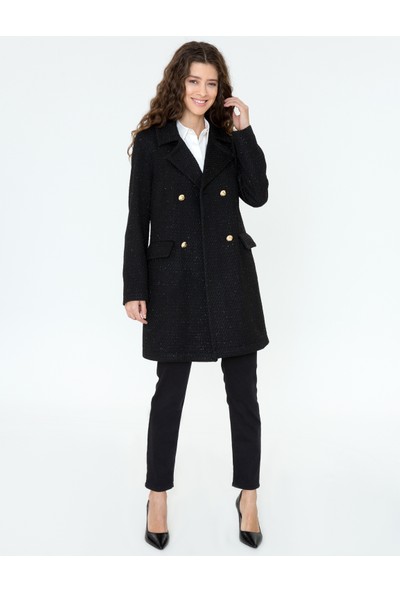 Pierre Cardin Kadın Siyah Kaban 50244936-VR046