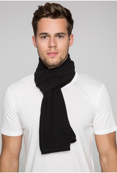 HZT19008 Tf Polar Atkı Siyah