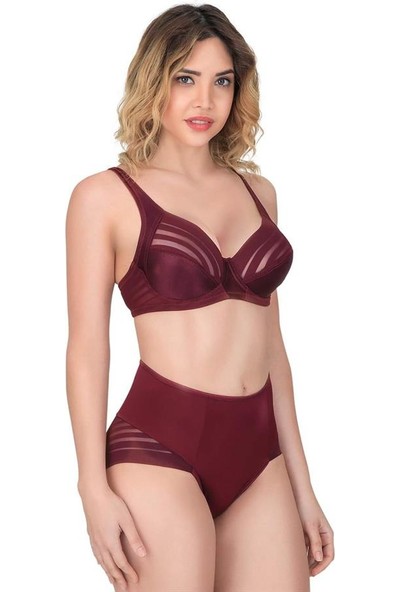 Oresse Toparlayıcı Sütyen Takım Bordo 177 C Oresse Toparlayıcı Sütyen Takım Bordo 177 C