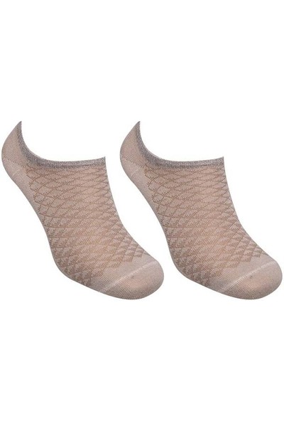 Kadın Bambu Sneakers Desenli Çorap 27603 | Vizon Kadın Bambu Sneakers Desenli Çorap 27603 | Vizon