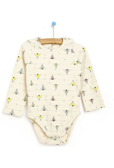 Newborn Fashion Club Kaşkorse Desenli Uzun Kol Body Newborn Fashion Club Kaşkorse Desenli Uzun Kol Body