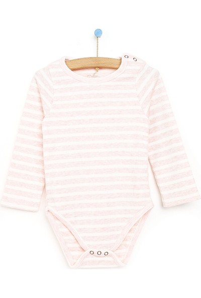 Newborn Fashion Club Kaşkorse Melanj Çizgili Uzun Kol Body Newborn Fashion Club Kaşkorse Melanj Çizgili Uzun Kol Body