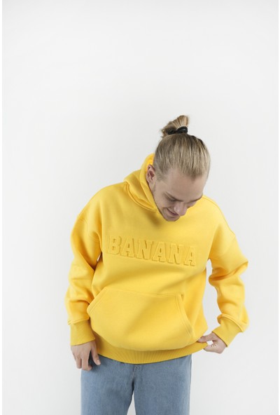 Unisex Sarı Sweatshirt